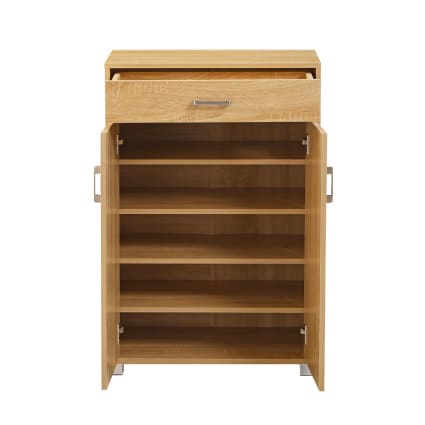 Mobiletto rovere naturale con 2 ante e 1 cassetto | Maisons du Monde