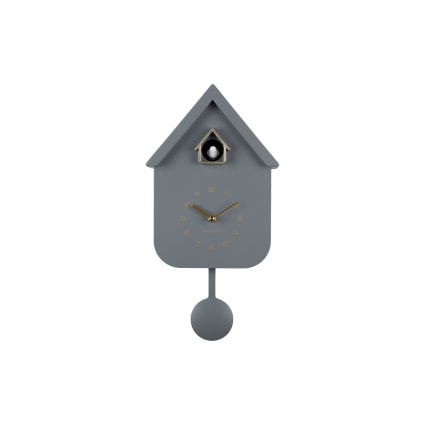 Horloge Murale plastique gris 6x21,5x41cm Solo color cuckoo | Maisons ...