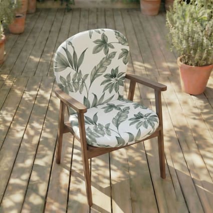 Wasserdichtes Kissen für Outdoor-Stühle grün 93x47x5 cm Ander | Maisons ...