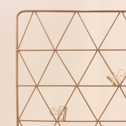 Pêle-mêle en fer doré 40x50cm Flavia | Maisons du Monde