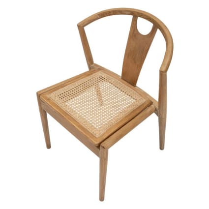 Set di 2 sedie in legno e canneté Boho | Maisons du Monde