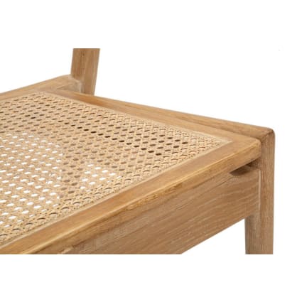 Set di 2 sedie in legno e canneté Boho | Maisons du Monde
