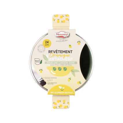 Faitout 24cm en aluminium citron - tous feux Citron | Maisons du Monde
