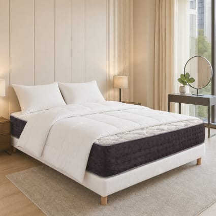 Ensemble literie ressorts ensachés 140x190 cm | Maisons du Monde