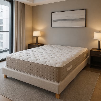 Ensemble literie ressorts ensachés 160x200 cm | Maisons du Monde