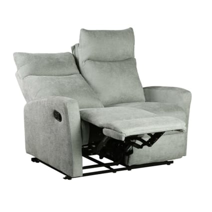 Canapé relax manuel tissu 2 places vert Eclipse | Maisons du Monde