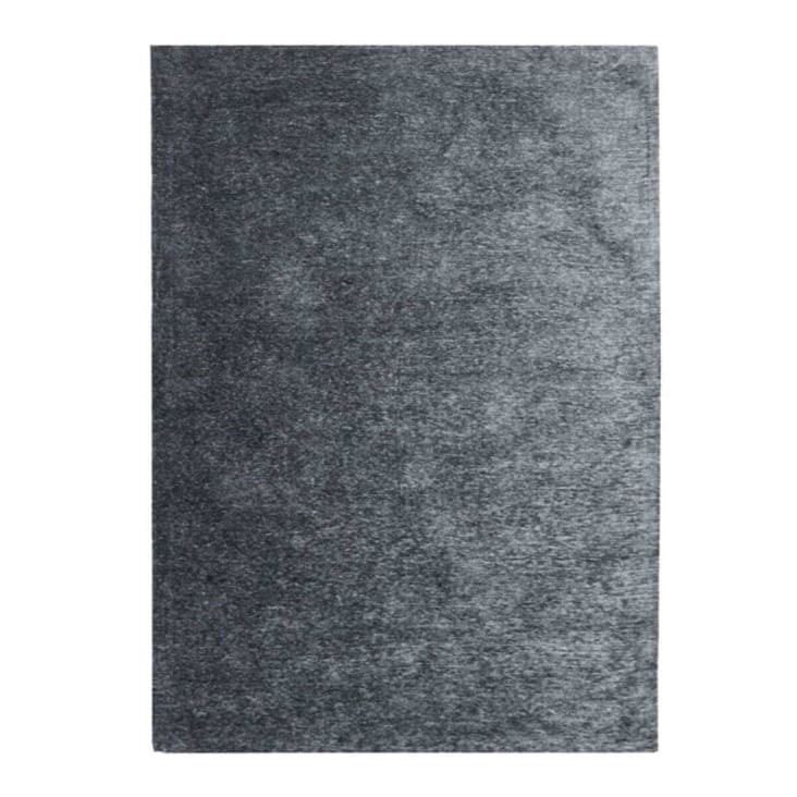 Alfombra vintage de viscosa azul ceniza 120x170 Intense | Maisons du Monde