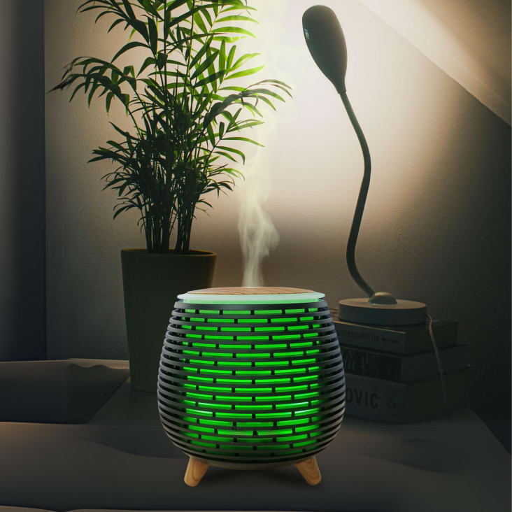 Diffusore profumo portatile a ventilazione in metallo bianco 5cm TONY ...