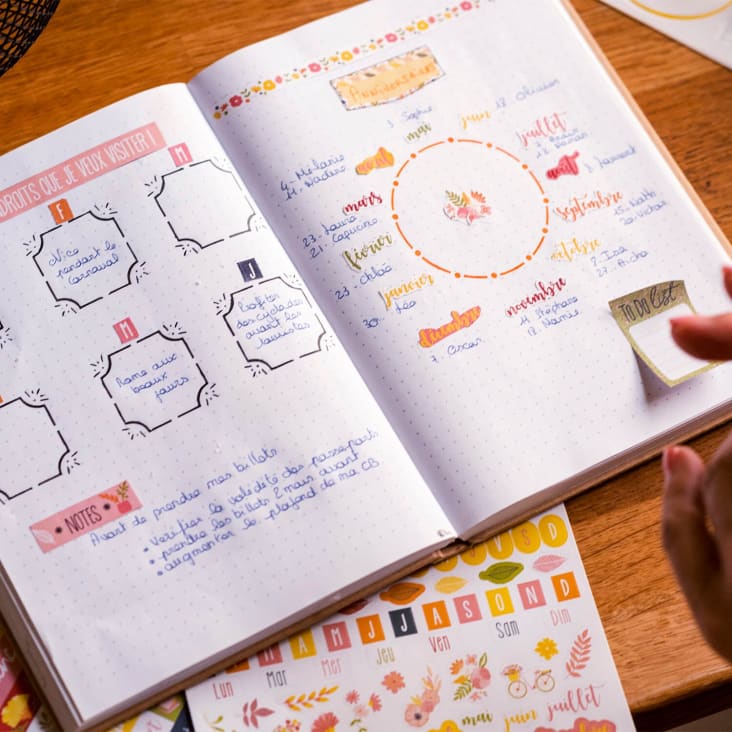 Bullet Journal box da personalizzare - Fiorito | Maisons du Monde