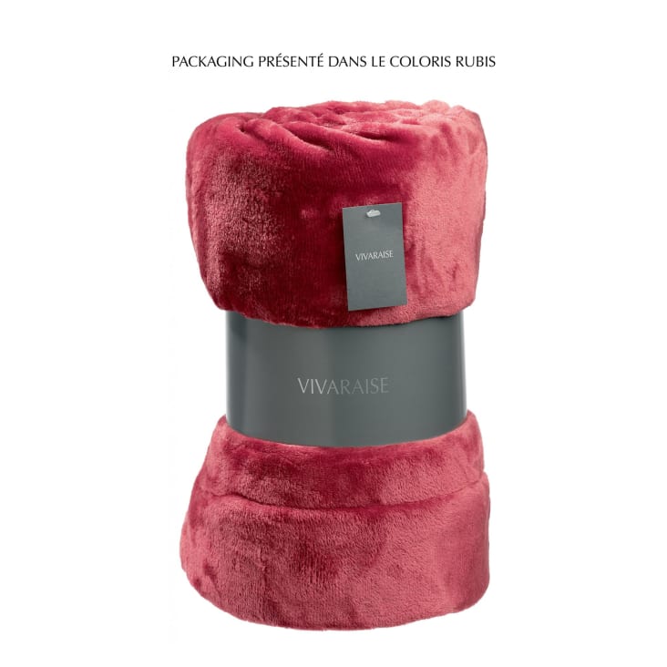 Plaid en polyester perle 150 x 200 TENDER | Maisons du Monde