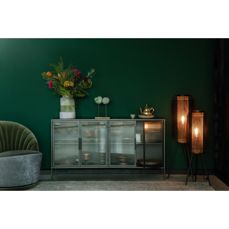 Credenza in metallo nero Boli | Maisons du Monde