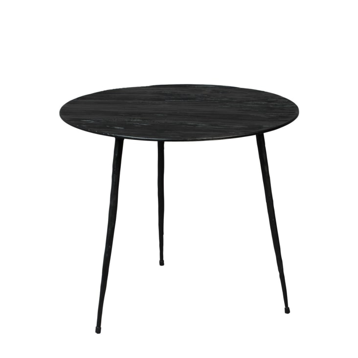 Tavolino in legno nero 40 cm Pepper | Maisons du Monde