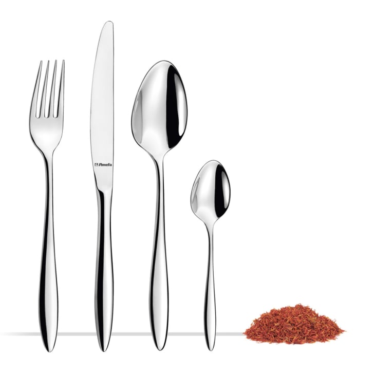 Set di posate da 24 pezzi in acciaio inox Ariane | Maisons du Monde