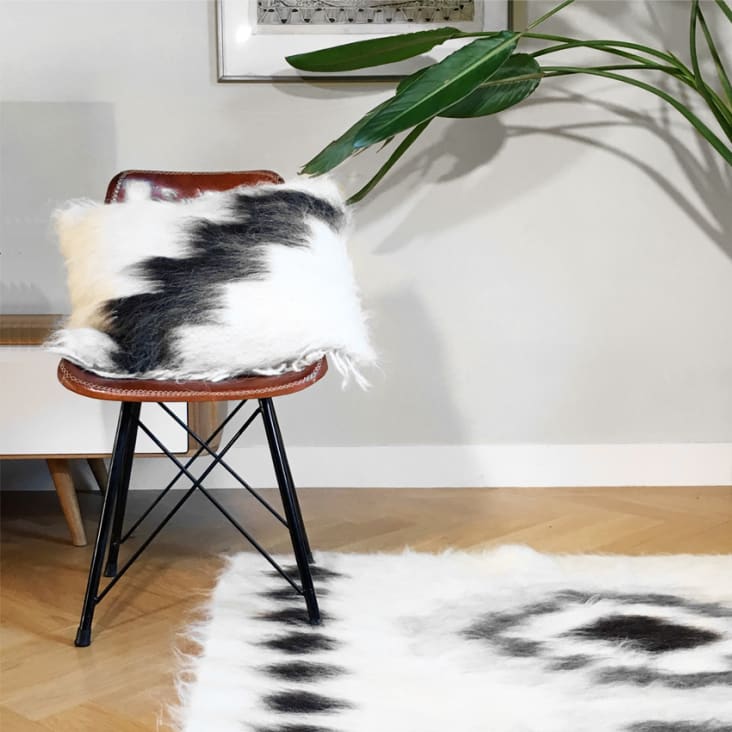 Coperta da pavimento in lana di design al 100% 6 FLOORPLAID | Maisons ...