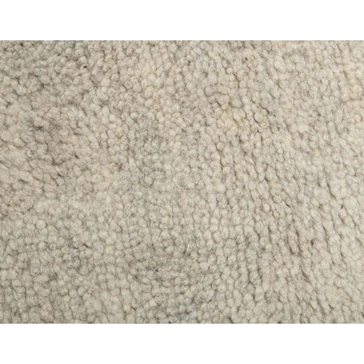 Handgeknüpfter Berber-Teppich aus reiner Schurwolle - Sand - 60x120 cm ...