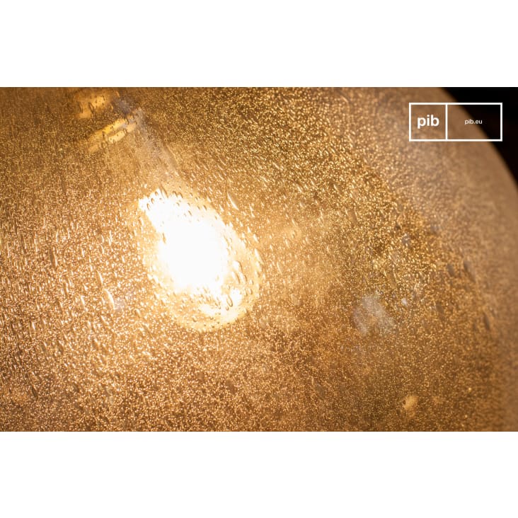 Suspension en métal et verre soufflé transparent Bangor | Maisons du Monde