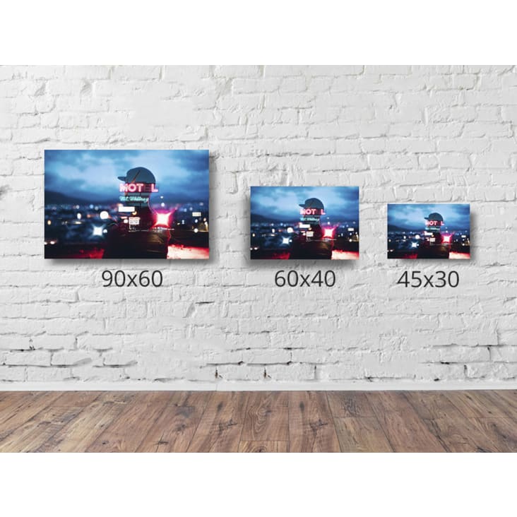 Photographie d'art de Chester Wade 40x60 cm sur alu MIDNIGHT MOTEL ...