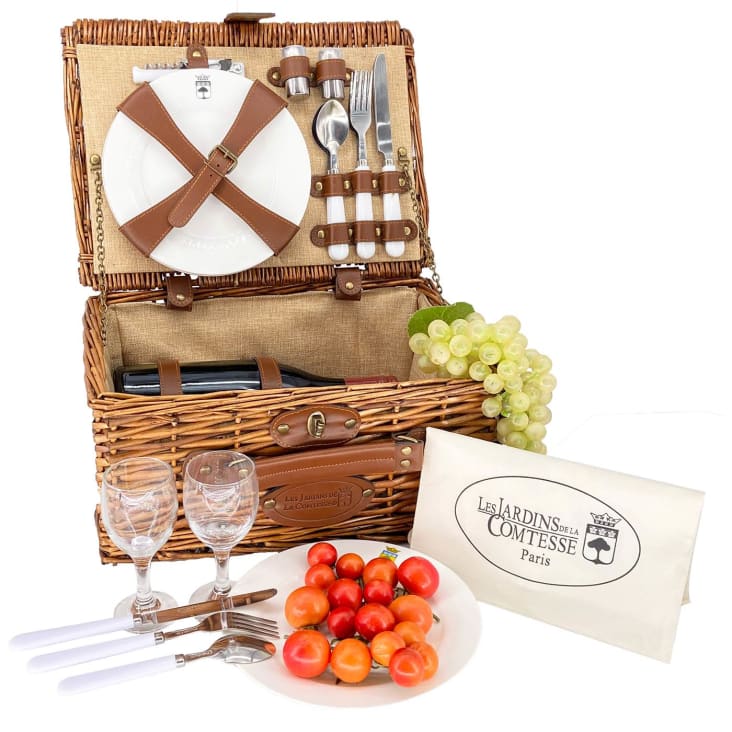 Cesta picnic de mimbre saint-michel para 2 personas | Maisons du Monde