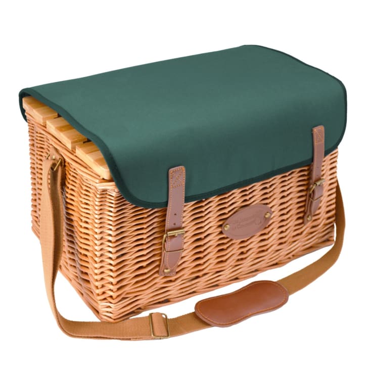 Panier picnic Saint-honoré 4 personnes vert foncé | Maisons du Monde
