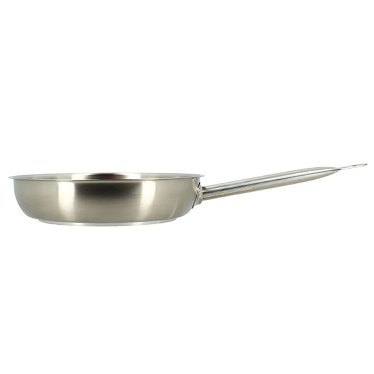 Poêle professionnelle en acier inoxydable 24cm - tous feux ...