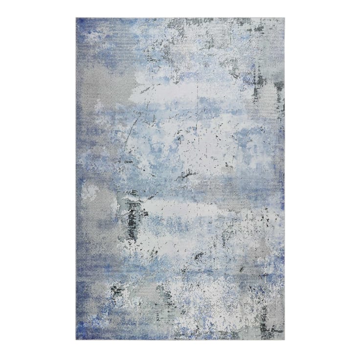Tappeto piatto stile vintage sfumature di blu 120x170 RADIATE | Maisons ...
