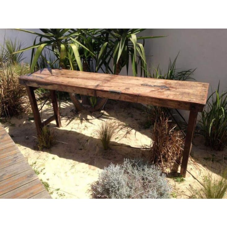 Antike Konsole aus patiniertem Holz Vintage | Maisons du Monde