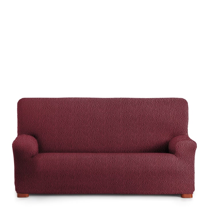 Elastischer 3-Sitzer-Sofabezug 180-260 cm bordeaux EYSA | Maisons du Monde