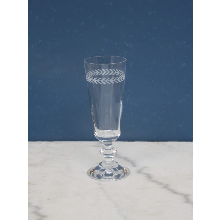 Flute in vetro trasparente Laurier | Maisons du Monde