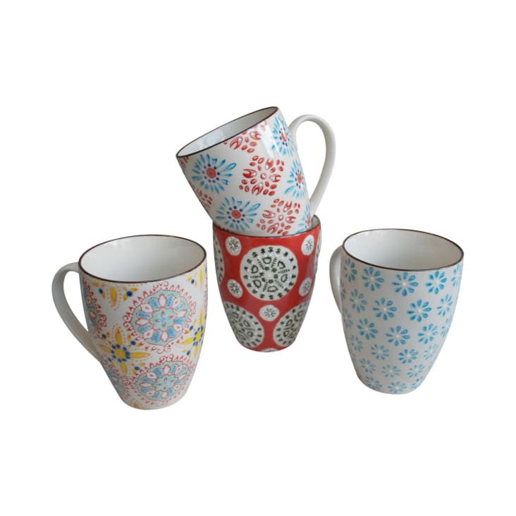 Set di 4 tazze in ceramica multicolore Bohemian | Maisons du Monde