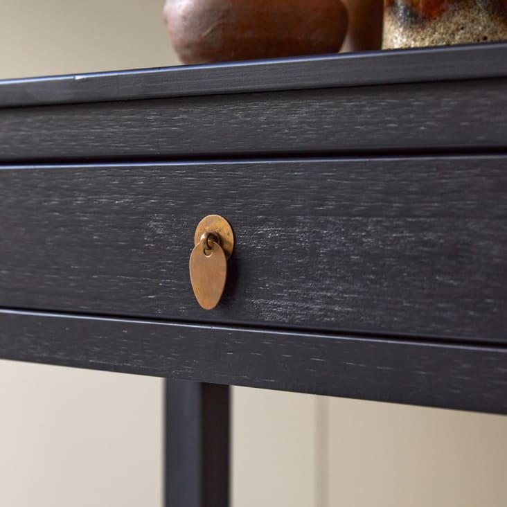 Konsole aus massivem Kiefernholz mit 2 Schubladen Zenaka | Maisons du Monde