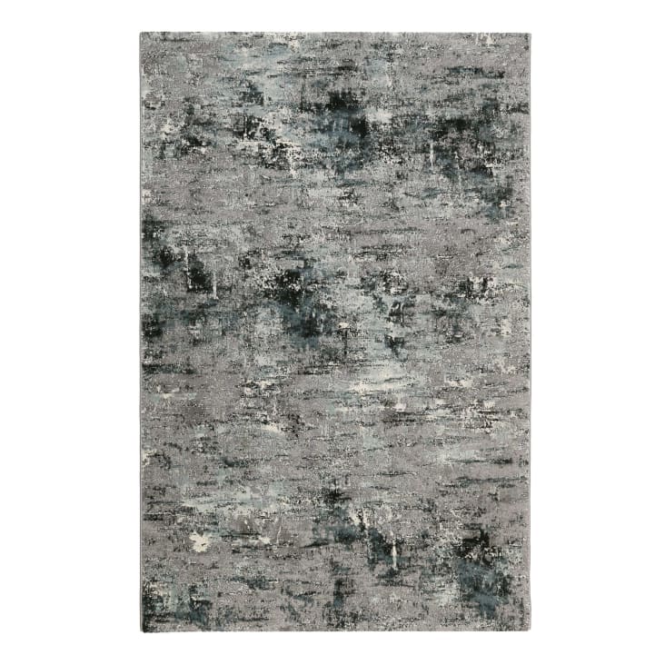 Grauer Kurzflorteppich mit Vintage-Muster für jedes Zimmer 160x225 ...