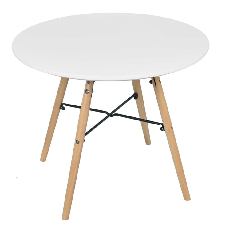 Table enfant ronde bois blanc Judy | Maisons du Monde