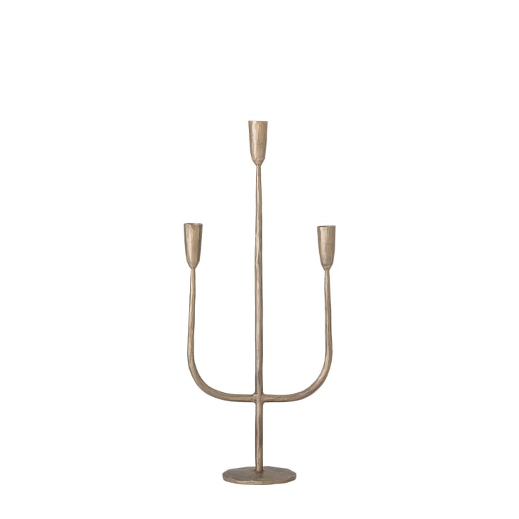 Candelabro de adviento en metal dorado Ace | Maisons du Monde