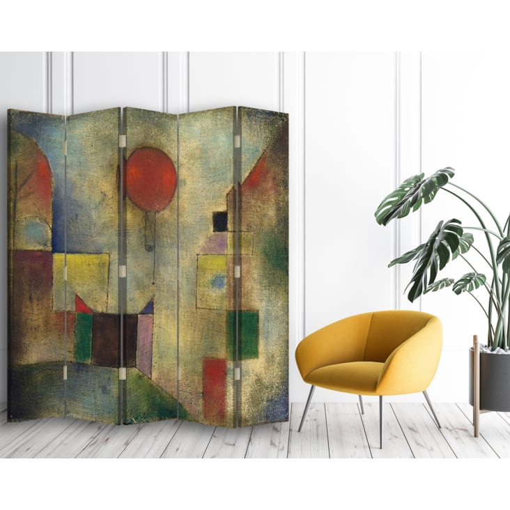 Biombo el Globo Rojo - Paul Klee - cm. 180x170 (5 paneles) | Maisons du ...