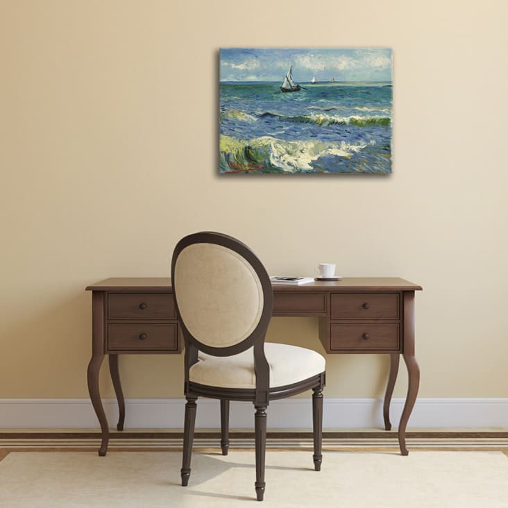 Il Mare A Les Saintes Maries - Vincent Van Gogh cm. 60x80 | Maisons du ...