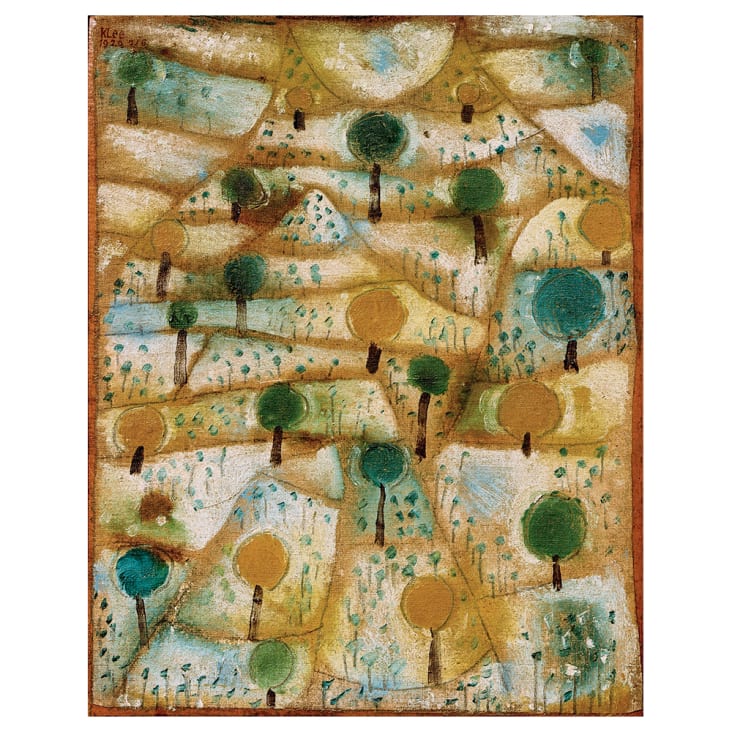 Stampa su tela - Small Rhythmic Landscape - Paul Klee cm. 80x100 ...