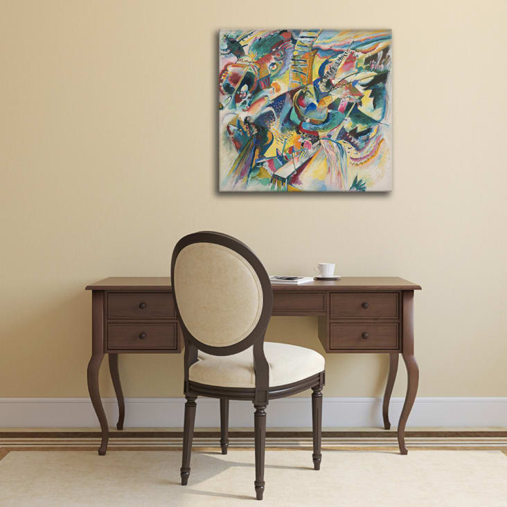 Tableau improvisation Klamm Wassily Kandinsky 90x90cm | Maisons du Monde