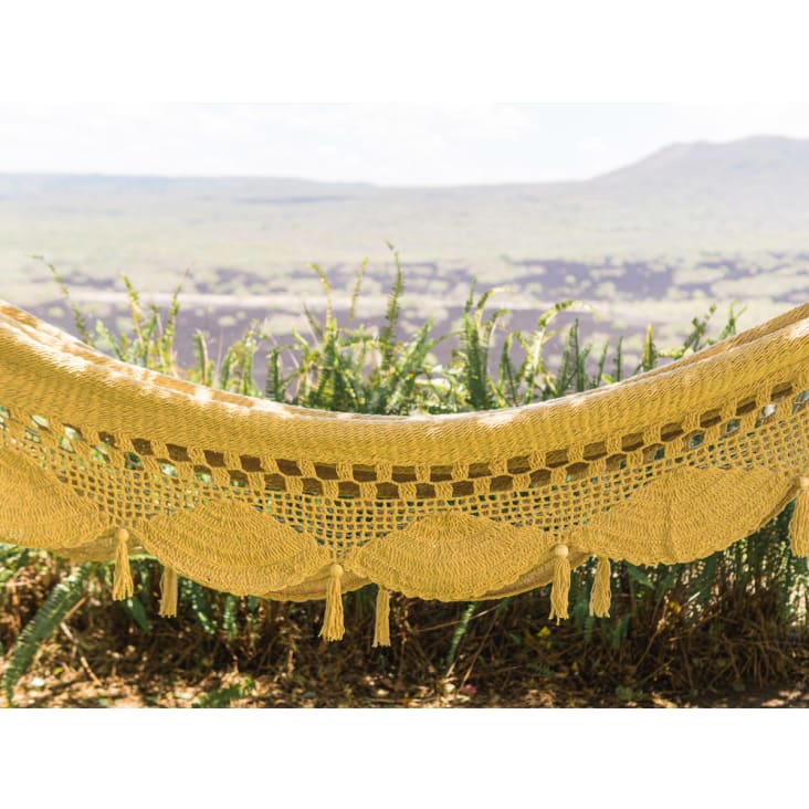 Hamaca tradicional nicaragüense doble - oro | Maisons du Monde