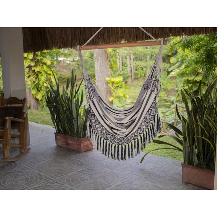 Amaca colombiana deluxe bianca e nera | Maisons du Monde