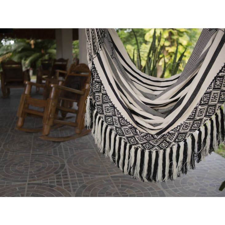 Amaca colombiana deluxe bianca e nera | Maisons du Monde