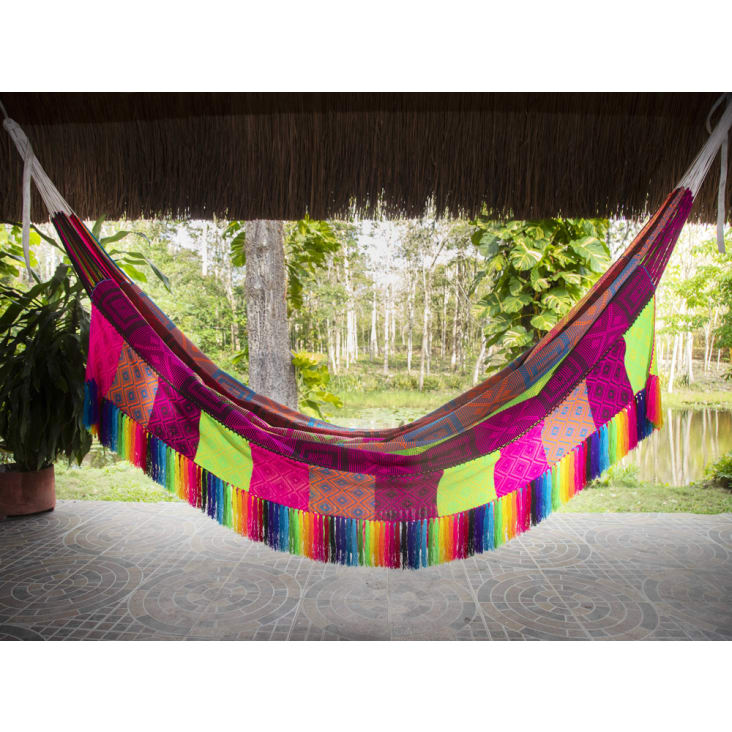 Hamaca premium - multicolor - hecha a mano en colombia -180 x 410 cm ...