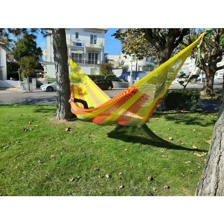 Hamaca tradizionale messicana XL - Amarillo y Rojo | Maisons du Monde