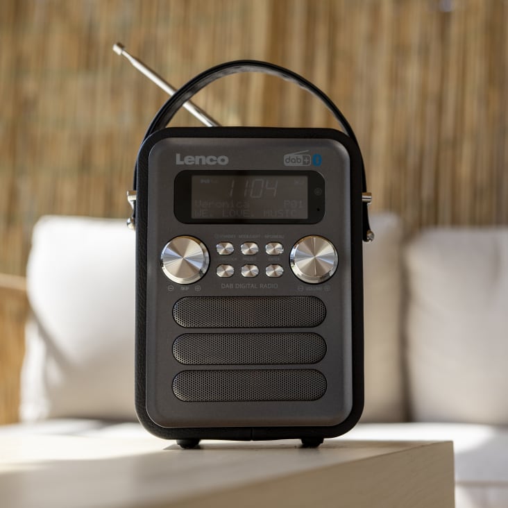 Lenco PDR-051BKSI - Tragbares DAB+ FM-Radio mit Bluetooth und | Maisons du Monde