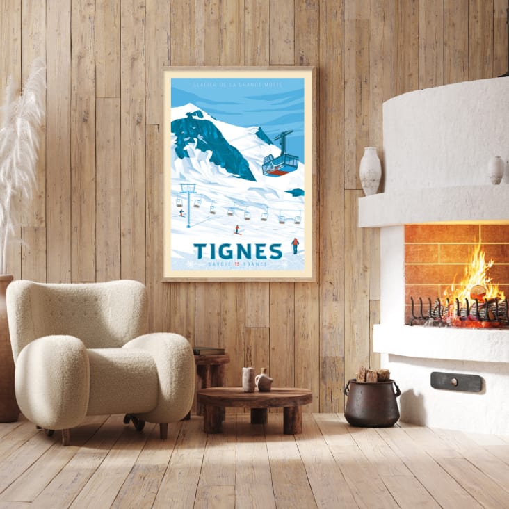 Póster tignes 50x70 cm | Maisons du Monde