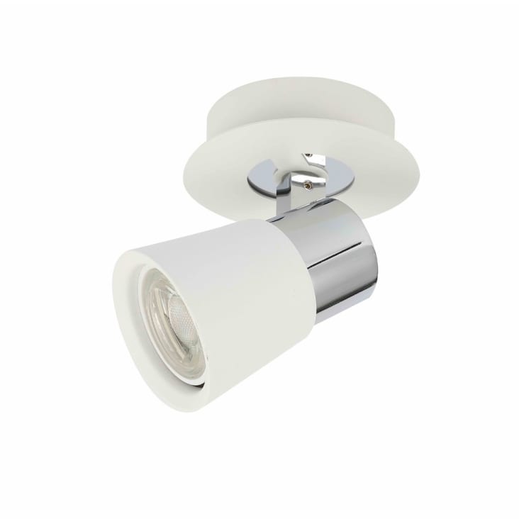 Spot orientable blanc orientable pour mur et plafond IRIS | Maisons du ...