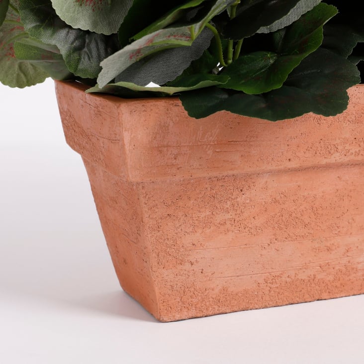 Geranio artificial rosa oscuro en maceta alt. 40 Geranium | Maisons du ...