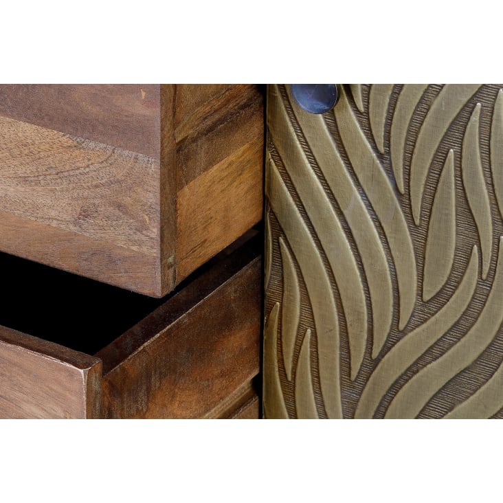 Sideboard aus Mangoholz und Bronze Savana | Maisons du Monde