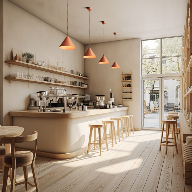 Plafoniera in gesso color argilla VILMA | Maisons du Monde