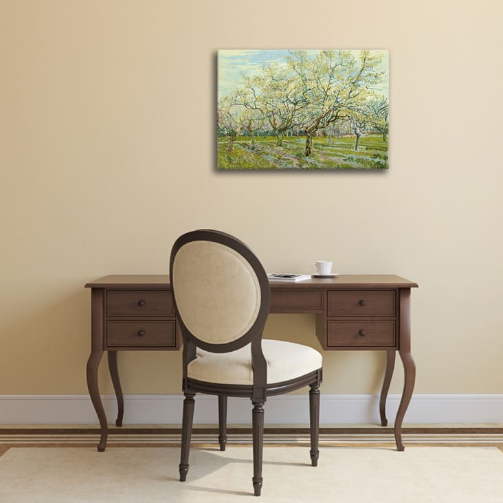 Cuadro lienzo - La Huerta Blanca - Vincent Van Gogh 60x80cm | Maisons ...