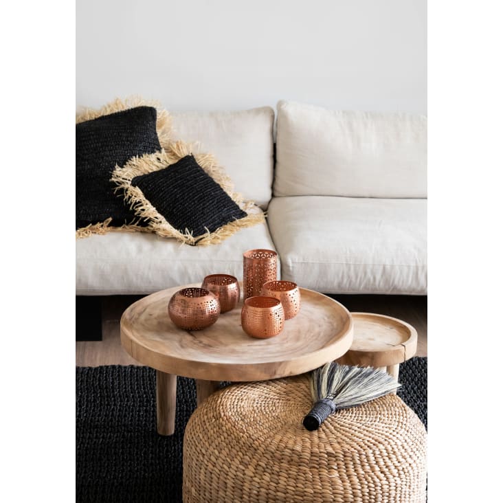 Pouf aus Wasserhyazinthe Hyacinth Maisons du Monde